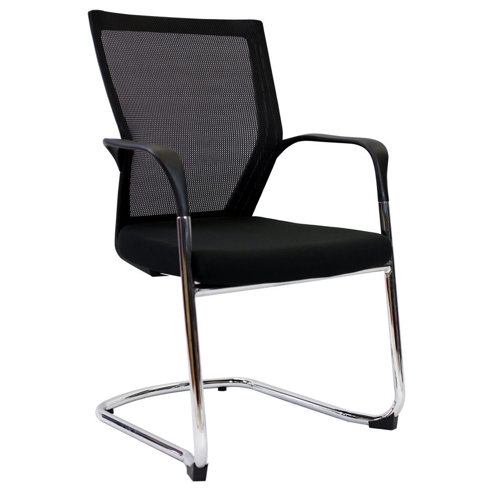 Spencer Visitor Chair - Mesh Back Fabric Seat